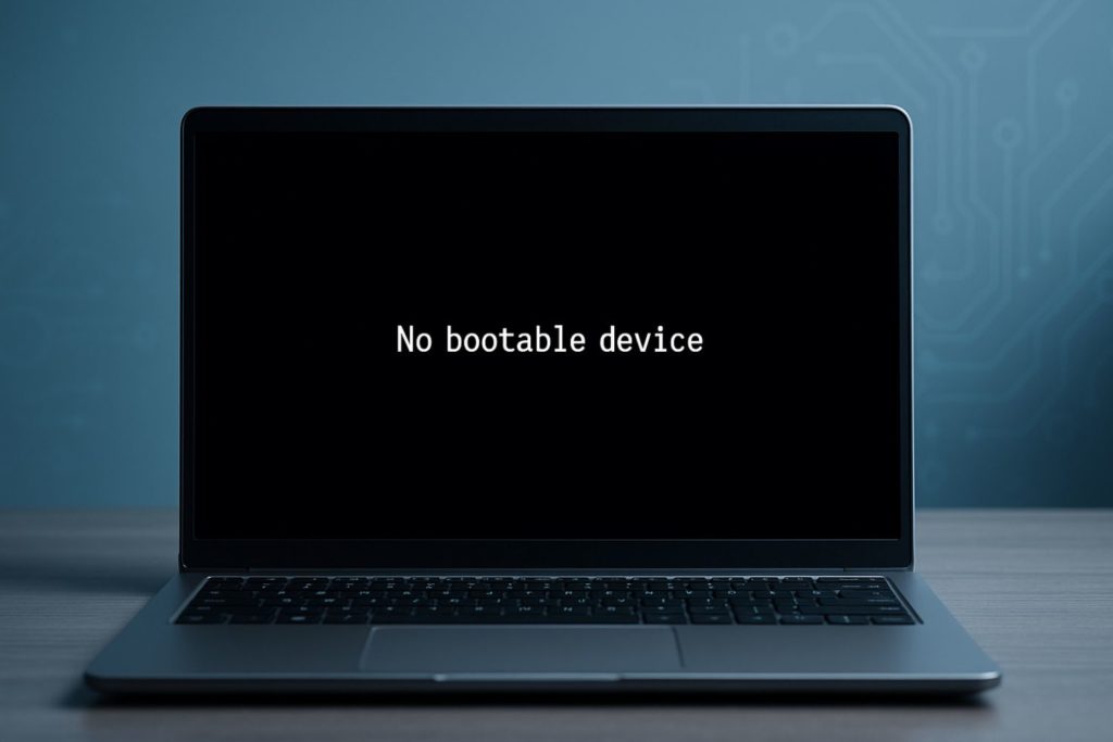 No bootable device : les solutions pour réparer l’erreur de démarrage - AzertyTech